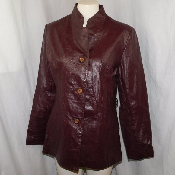 Alex | Jackets & Coats | Leather Coat By Alex Beautiful Jacket | Poshmark